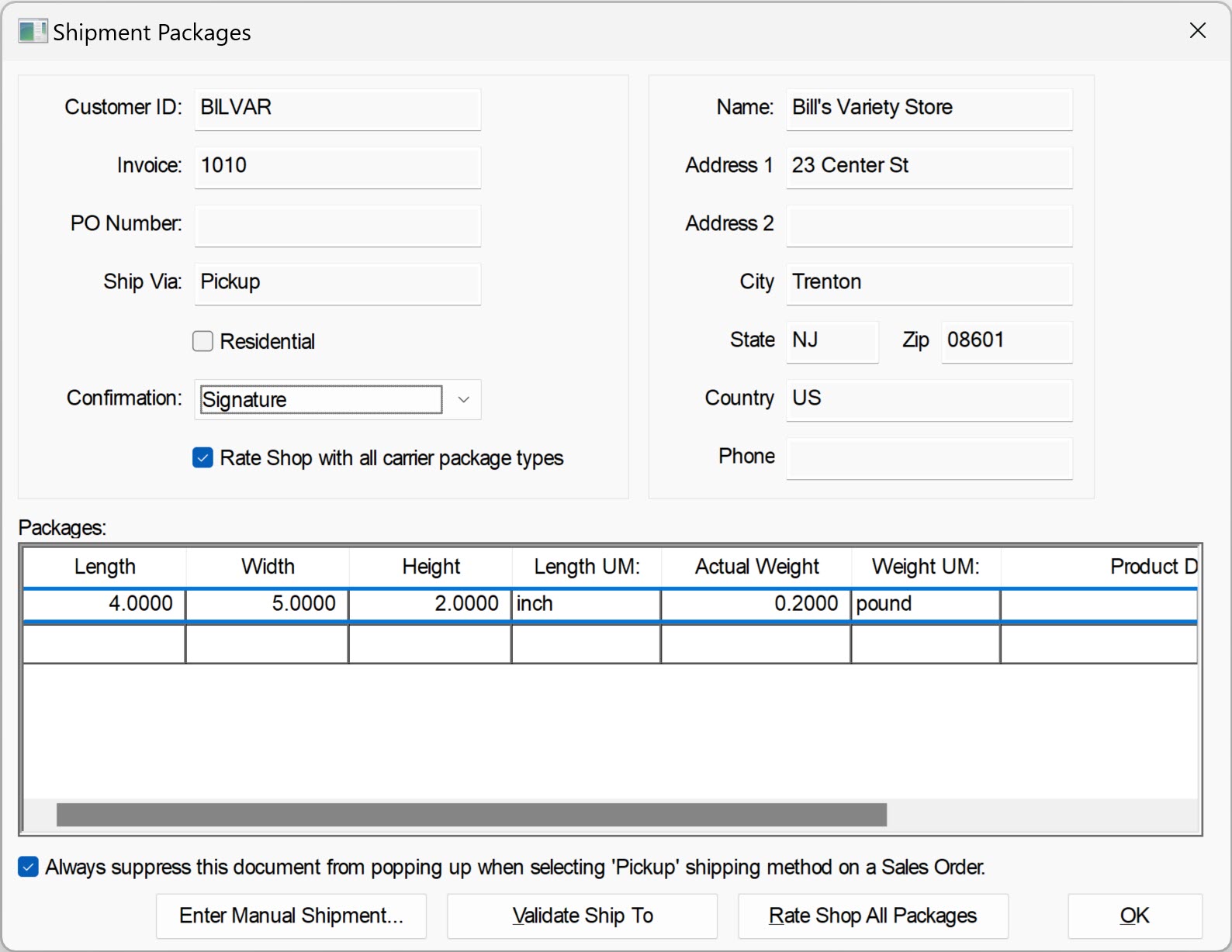 Shipping and Tracking Packages